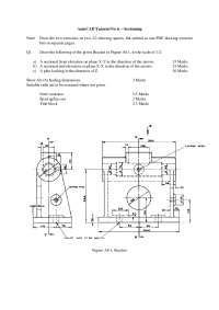 Autocad Practise Exercises | Assignments Engineering Drawing and Graphics | Docsity