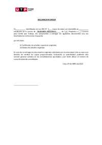 Tramite de convalidacion utp - Docsity