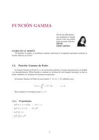 Función Gamma _ Teoría y ejercicios - Docsity