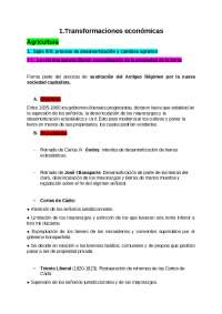 TRANSFORMACIONES ECONÓMICAS Y CAMBIOS SOCIALES EN EL SIGLO XIX Y PRIMER TERCIO DEL SIGLO X - Docsity