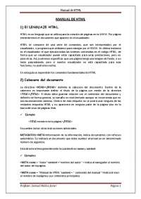 Ejercicio de html para poner en practica - Docsity