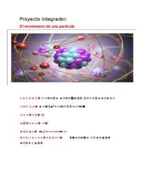 Proyecto integrador Módulo 18 | Apuntes de Física - Docsity