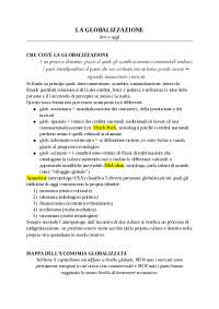 LA GLOBALIZZAZIONE ieri e oggi - Docsity