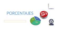 Porcentajes y razones y proporciones - Docsity