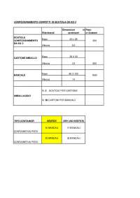Appunti schema pallettizzazione gdo - Docsity