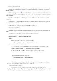 Le soleil fiche révisions | Lectures Français | Docsity