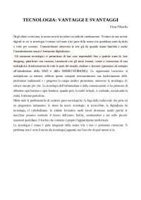 Vantaggi e svantaggi della tecnologia | Schemi e mappe concettuali di ...