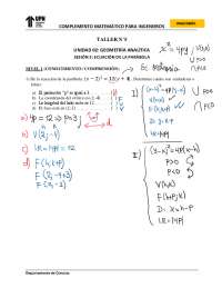 Complemento matematico | Ejercicios de Química | Docsity