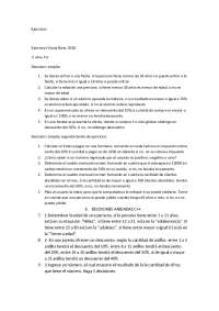 Ejercicios de programación - Docsity