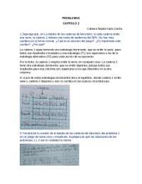 Capitulo 2, problemas. | Ejercicios de Teoría de Juegos - Docsity