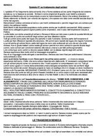 SENECA: EPISTOLA 47; LA TRAGEDIA SENECANA - Docsity