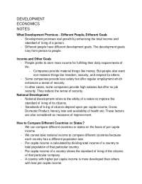 DEVELOPMENT CLASS 10 - Docsity