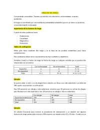 MEDICION DEL RIESGO RESUMEN - Docsity