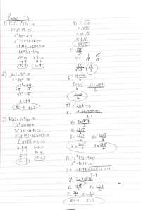 Trig/pre-calc homework assignment - Docsity