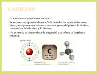 El elemento químico del carbono - Docsity