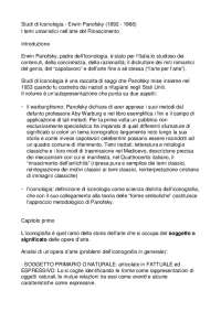 Studi di Iconologia - Erwin Panofsky - Docsity