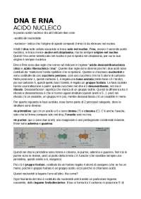 DNA & RNA e differenze - Docsity