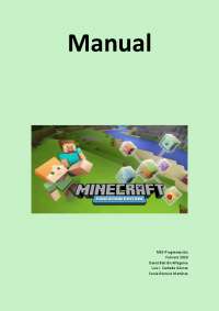 Manuel Gómez ejercicios Minecraft - Docsity
