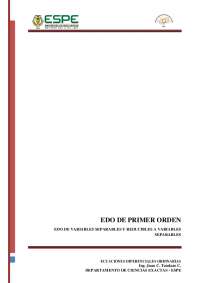 Clase 3 de edo, resumen materia - Docsity