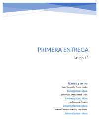 Entrega 1 programación de computadores - Docsity