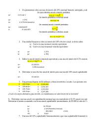 EJERCICIOS RESUELTOS INTERES EFECTIVO Y NOMINAL | Ejercicios de Contabilidad | Docsity