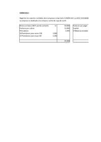 Ejercicios sobre el libro diario y libro mayor UTP | Ejercicios de Contabilidad | Docsity