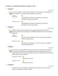 ACTIVIDAD 12 AUTOMATIZADA DESARROLLO HUMANO Y SOCIAL | Exámenes de ...