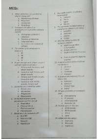 100 Multiple Choice Question (MCQ) Cell Structure and Function ...