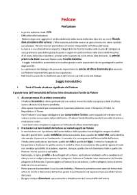 Appunti sul Fedone di Platone | Sintesi del corso di Storia della ...