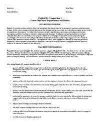 English 101: Composition 1 Course Objectives, Requirements ... | Study ...