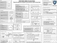GCSE Maths Higher Formula Sheet | Study notes Mathematics | Docsity
