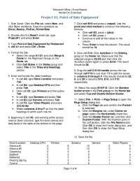 Excel Basics Practice Exercises | Exams MS Microsoft Excel skills | Docsity