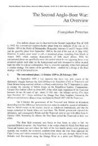 The Second Anglo-Boer War: An Overview | Schemes and Mind Maps French Language | Docsity