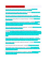 Police Entrance Exam.Question and Answers - Docsity