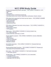 NCC EFM Study Guide (Latest version 2022/2023) Verified Content - Docsity