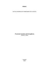Senac EaD TST - Módulo C - UC9 - Atividade 1 | Exercícios Matérias técnicas | Docsity