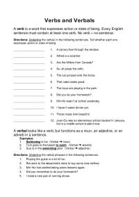 K:\Worksheets\Verbs and Verbals.wpd | Exercises English Literature ...