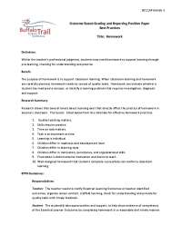 Outcome Based Grading and Reporting Position Paper Best ... | Exams Creative writing - Docsity
