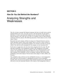 Analyzing Strengths and Weaknesses | Study notes Financial Statement ...