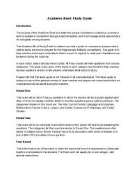 Academic Bowl Study Guide | Study notes History - Docsity