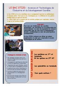 Fiches Bac STI2D | Lectures Architecture | Docsity
