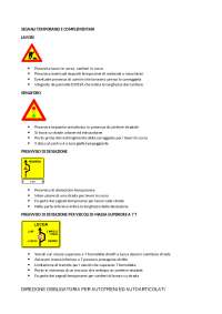Segnali temporanei e complementari | Schemi e mappe concettuali di ...