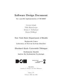 Software Design Document | Study notes Design | Docsity