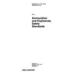 DA PAM 385-64 Ammunition and Explosives Safety Standards | Schemes and ...