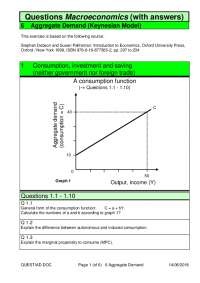 Questions Macroeconomics (with answers) | Study notes Macroeconomics ...