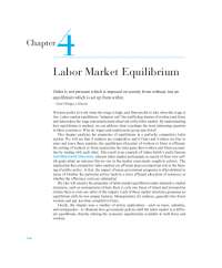 Labor Market Equilibrium | Schemes and Mind Maps Economics | Docsity