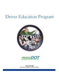 Driver Education Program | Schemes and Mind Maps Law | Docsity