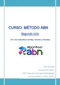 ABN guia manual para segundo de primaria | Apuntes de Matemáticas | Docsity