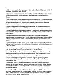 Diritto processuale penale - Completo di Risposte in ordine ALfabetico - CORRETTO | Panieri di ...