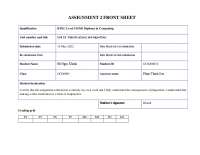 Handouts of Data Structures and Algorithms: summaries and notes for ...